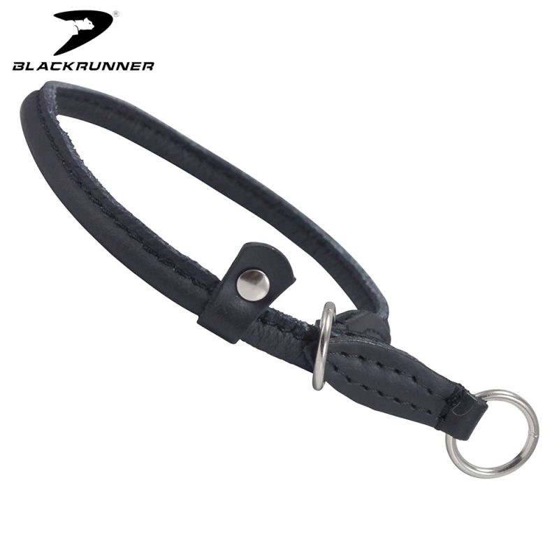 Round Leather Dog Collar – Blackrunner